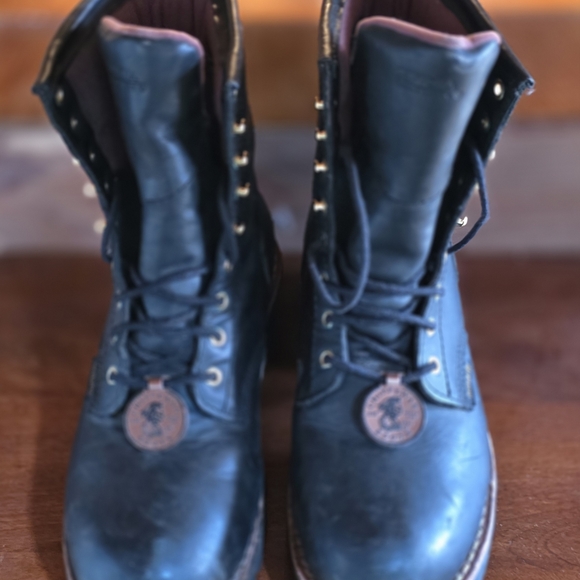 Chippewa | Shoes | Chippewa Black Leather Boots | Poshmark